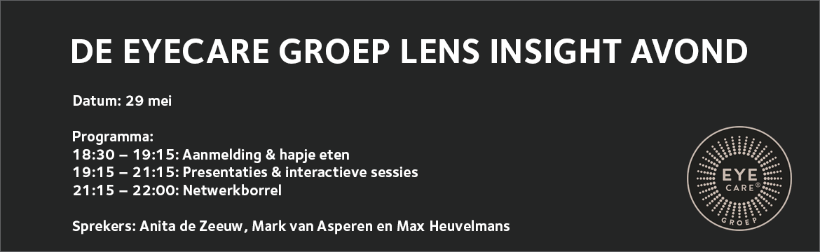 De EyeCare Groep Lens Insight Avond | CooperVision Netherlands